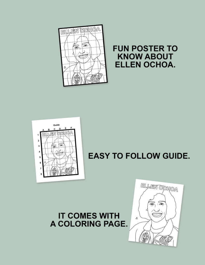 Ellen Ochoa Collaboration Poster | Made By Teachers