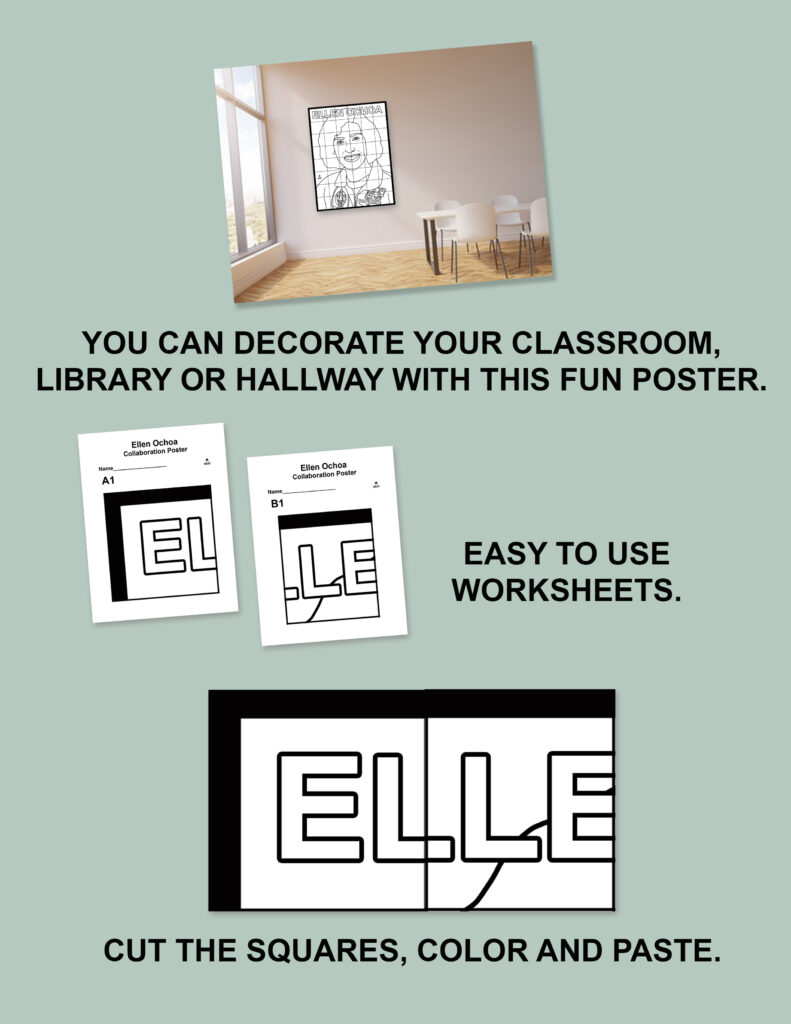 Ellen Ochoa Collaboration Poster | Made By Teachers