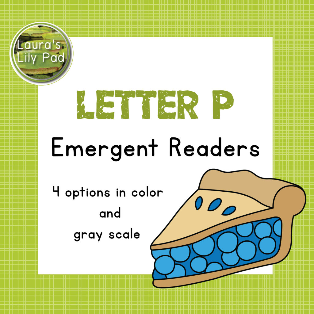 Alphabet Letter P Emergent Readers Set | Made By Teachers