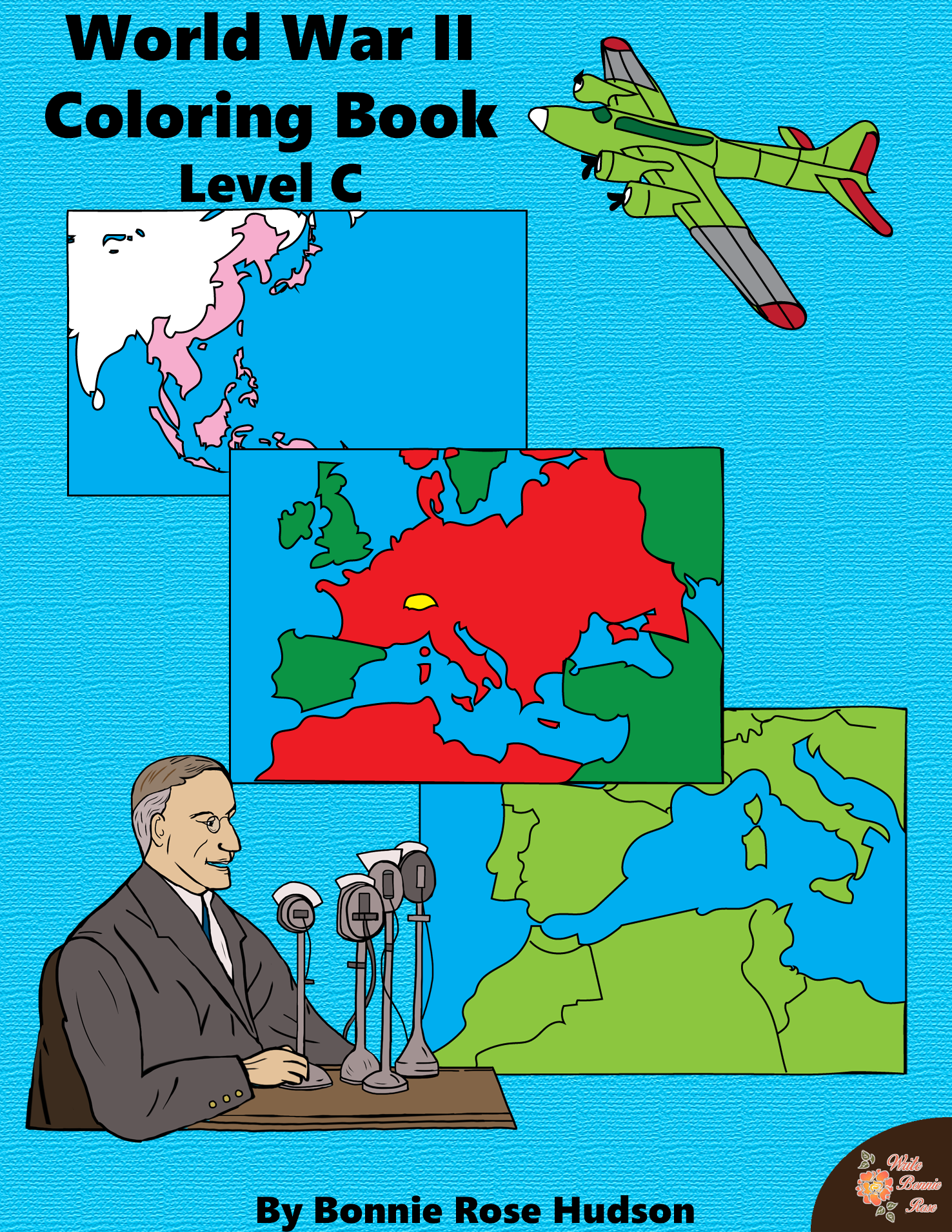 World War II Coloring Book-Level C | Made By Teachers