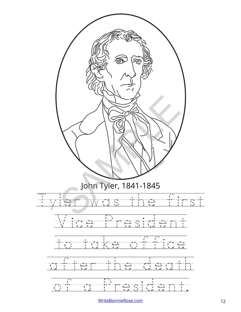 U.S. Presidents Coloring Book-Level B | Made By Teachers