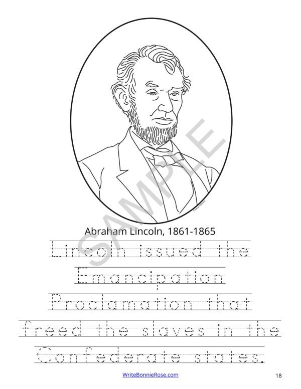 U.S. Presidents Coloring Book-Level B | Made By Teachers