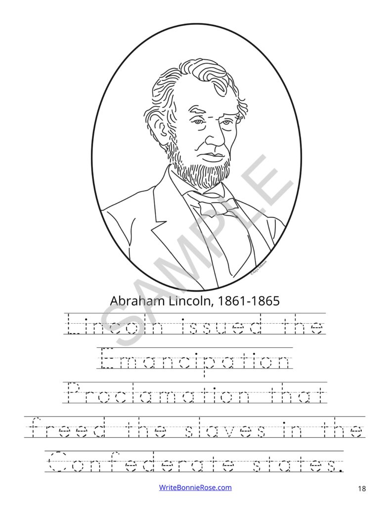 U.S. Presidents Coloring Book-Level B | Made By Teachers