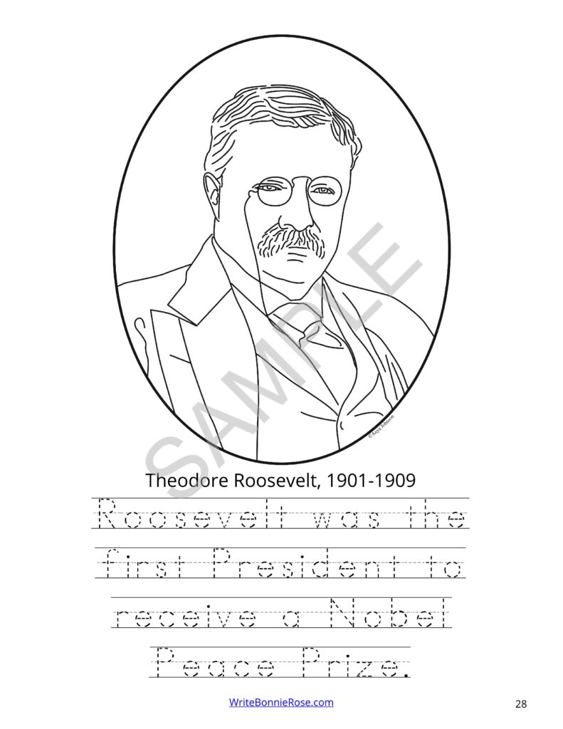 U.S. Presidents Coloring Book-Level B | Made By Teachers