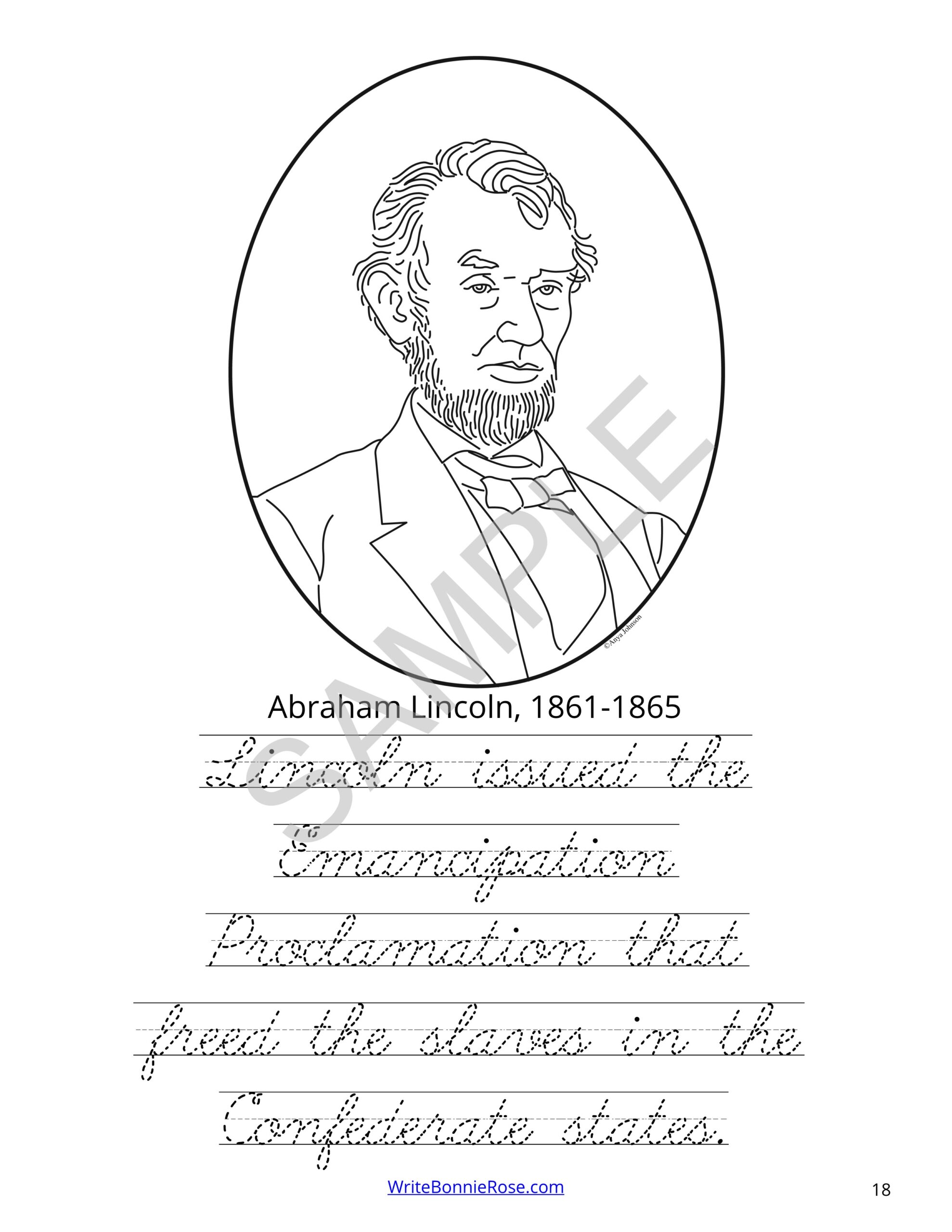 U.S. Presidents Coloring Book-Level C | Made By Teachers