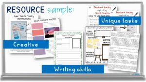 Motivation Poetry Writing Activities - Poem Templates - Print and ...