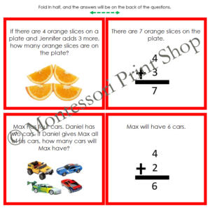 Addition Word Problems Set 1 (color-coded) - Static Addition Questions ...