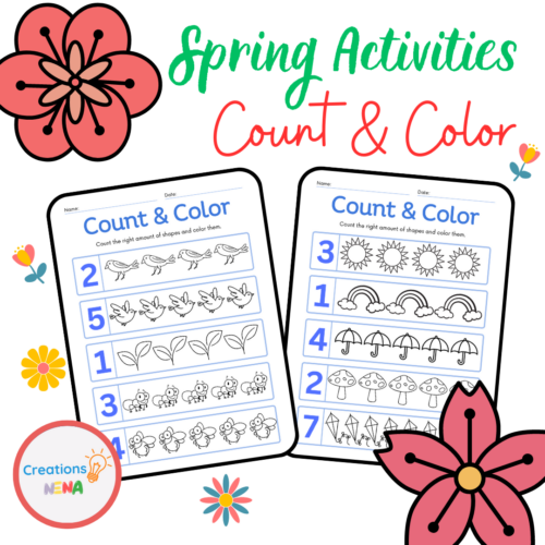 Spring Counting Activity. | Made By Teachers