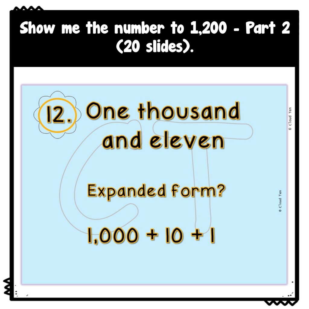 Representing numbers to 1,200 | Made By Teachers
