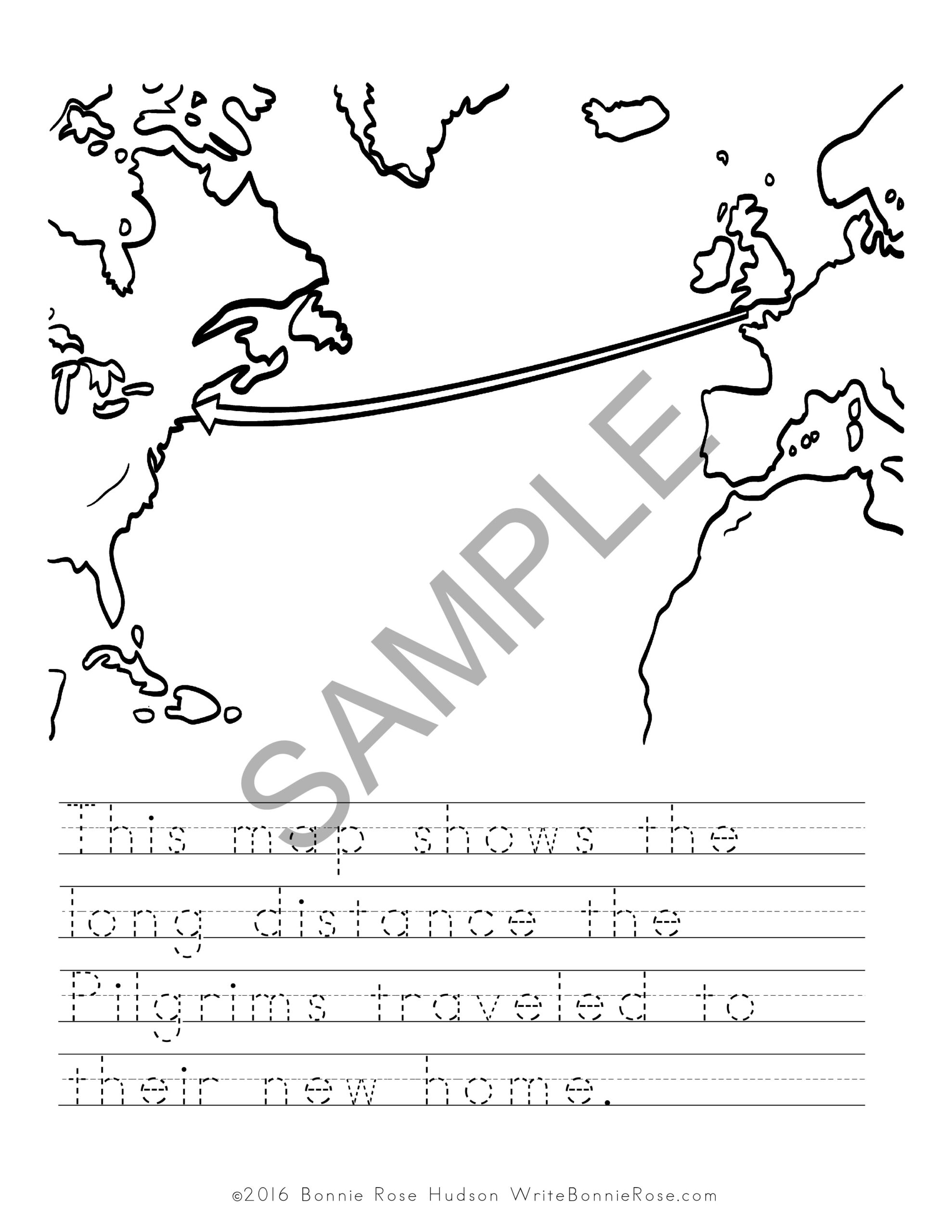 Life in Plymouth Colony Coloring Book-Level B | Made By Teachers