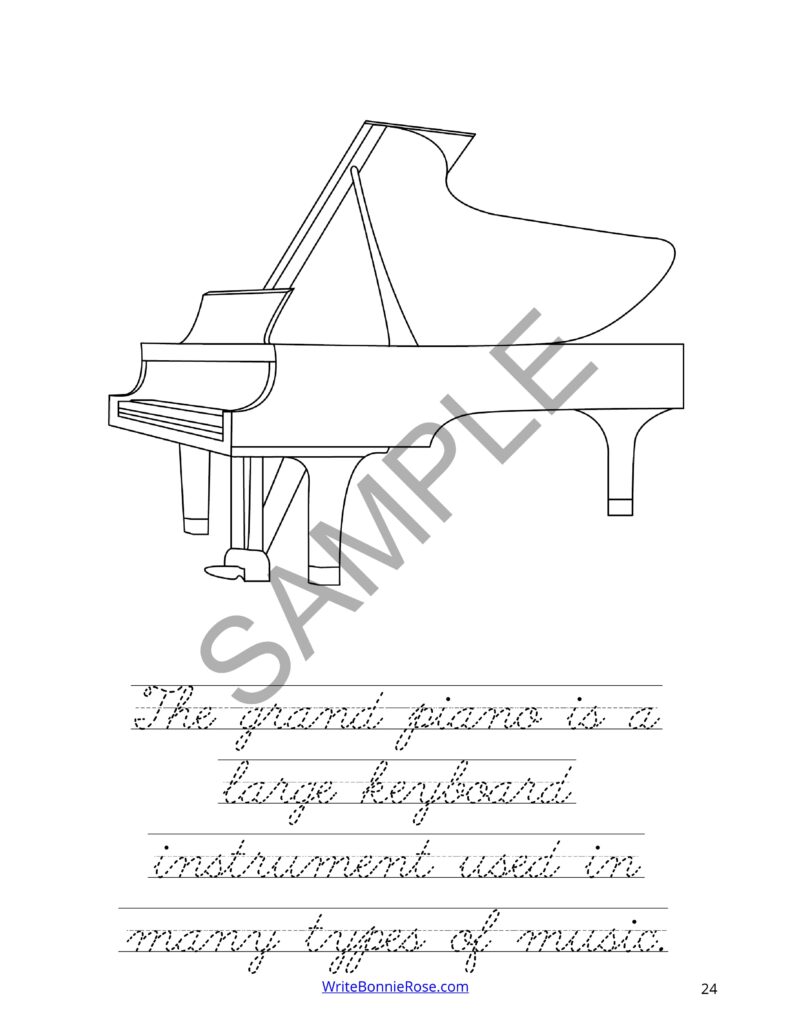 Musical Instruments From Around the World Coloring Book - Level C ...