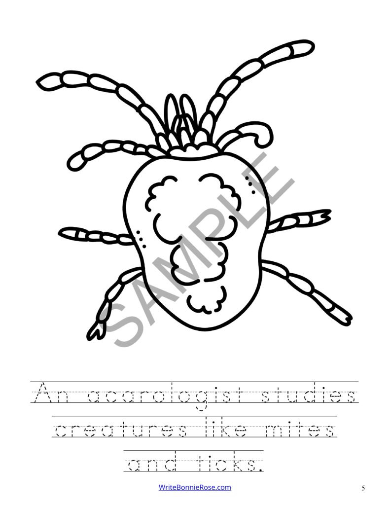 Types of Scientists Coloring Book-Level B | Made By Teachers