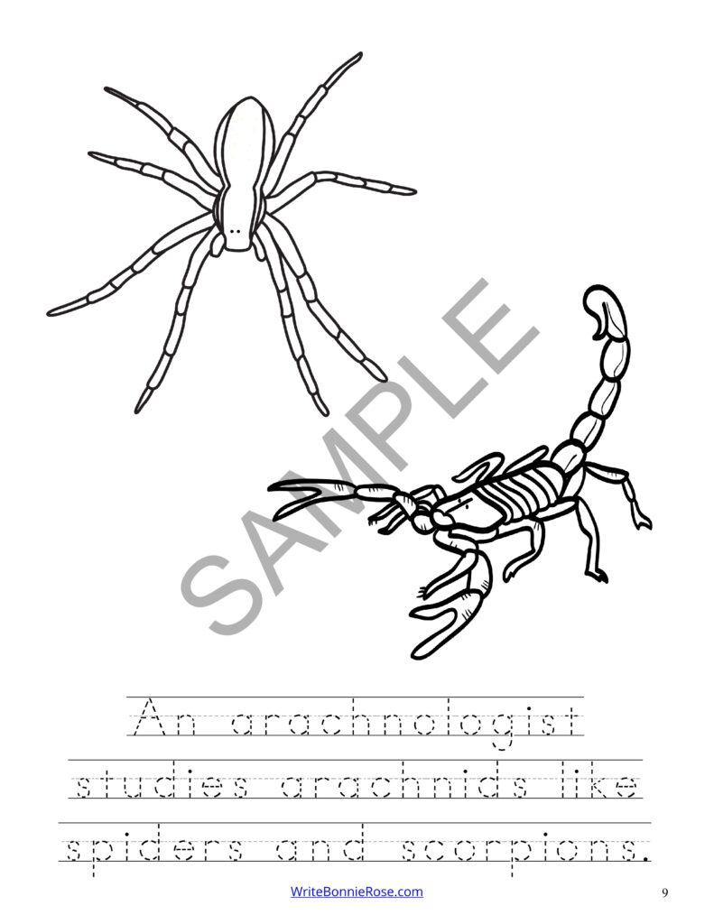 Types of Scientists Coloring Book-Level B | Made By Teachers