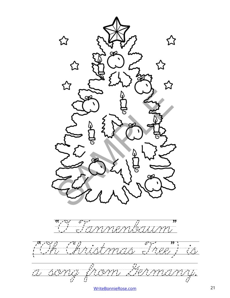 Learning About Christmas Plants From Around the World Coloring Book ...