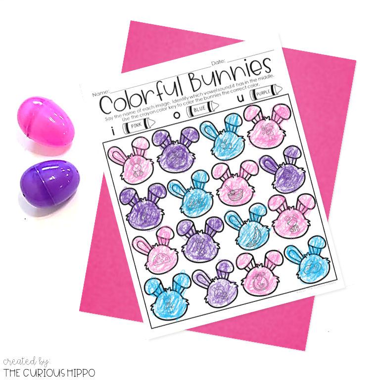 CVC short vowel practice - Easter | Made By Teachers