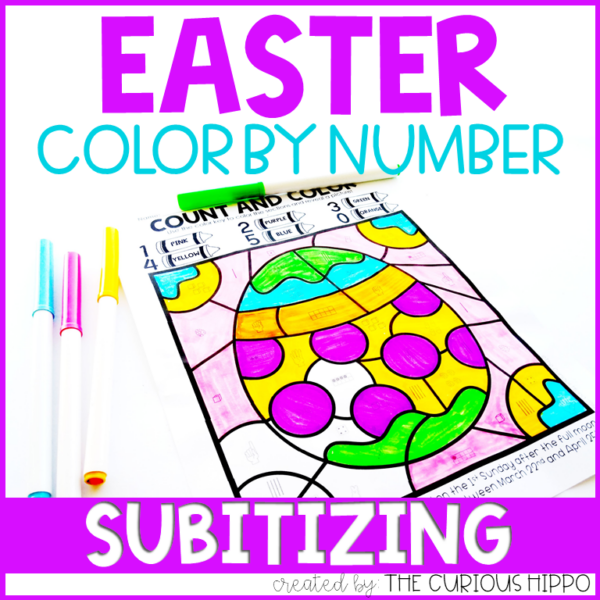 Easter color by number | Made By Teachers