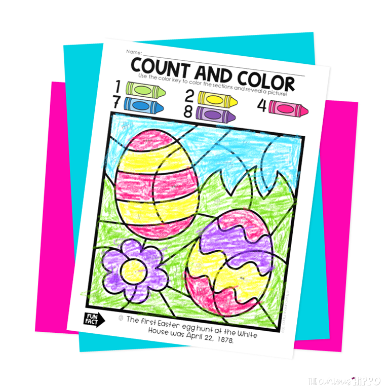 Easter color by number | Made By Teachers