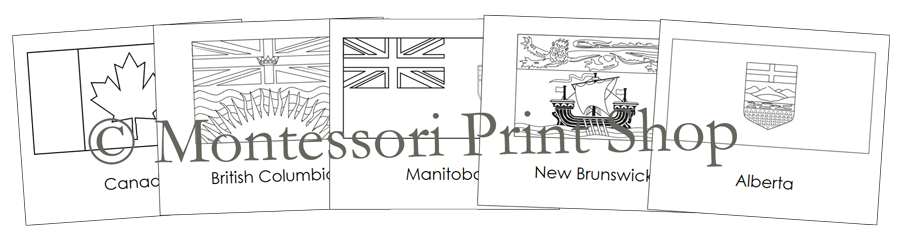 Flags of Canada Blackline Masters - Geography | Made By Teachers