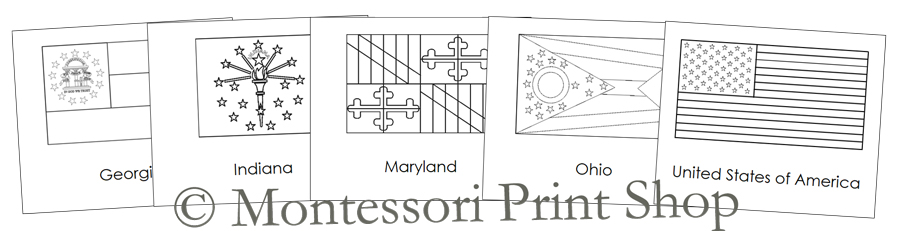 Flags of the United States of America Blackline Masters - Geography ...