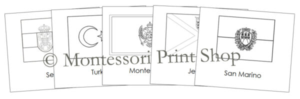 Flags of Europe Blackline Masters - Geography | Made By Teachers