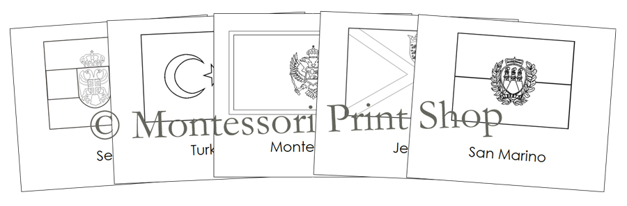 Flags of Europe Blackline Masters - Geography | Made By Teachers