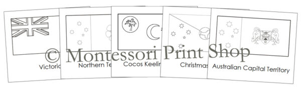 Flags of Australia Blackline Masters - Geography | Made By Teachers