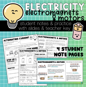 Electromagnets and Motors Notes & Practice - Made By Teachers