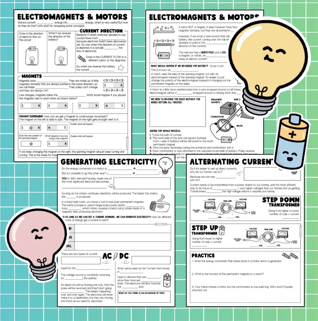Electromagnets and Motors Notes & Practice | Made By Teachers