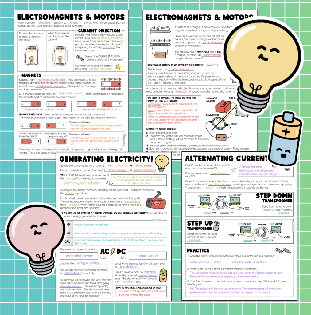Electromagnets and Motors Notes & Practice | Made By Teachers