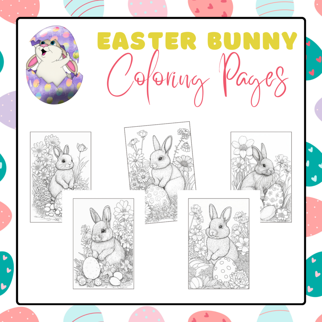 Easter Bunny Coloring Pages | Easter Activities | Made By Teachers