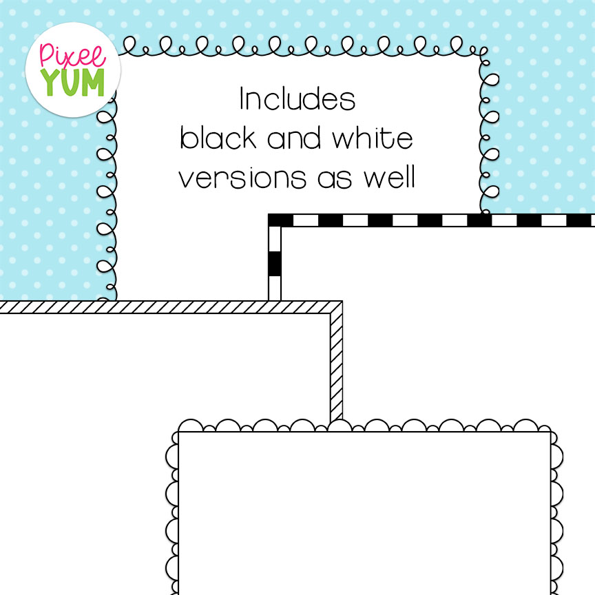 Borders - Page Edge Clipart - Commercial Use OK | Made By Teachers
