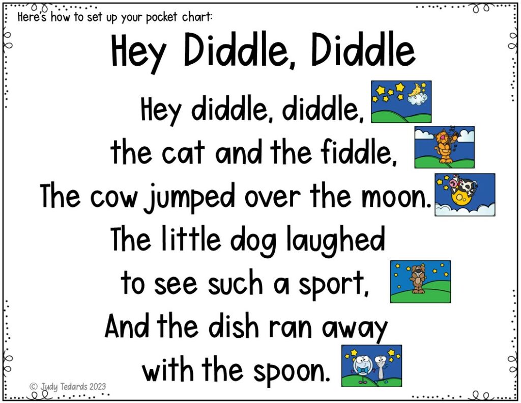 Nursery Rhymes #2 {Pocket Chart Poems and Student Books} (Copy) | Made ...