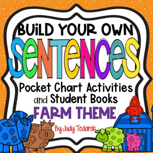 Build Your Own Pocket Chart Sentences {Farm Theme} | Made By Teachers