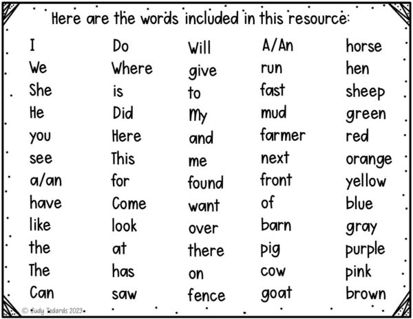 Build Your Own Pocket Chart Sentences {Farm Theme} | Made By Teachers