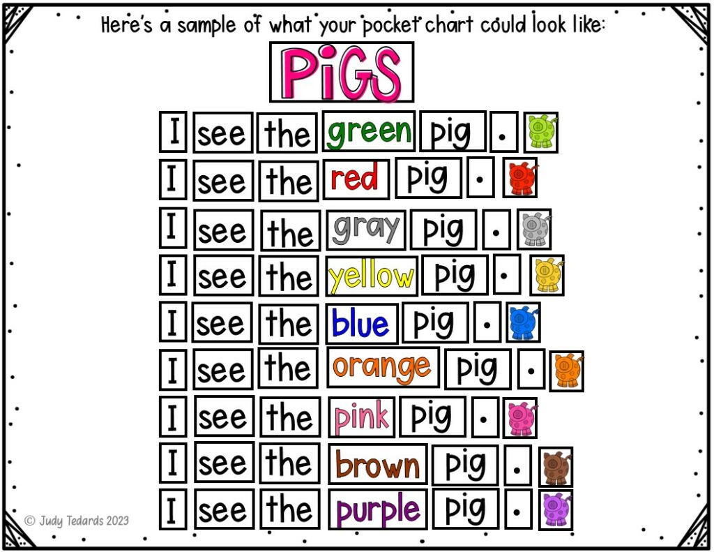 Build Your Own Pocket Chart Sentences {Farm Theme} | Made By Teachers