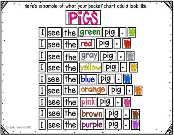 Build Your Own Pocket Chart Sentences {Farm Theme} | Made By Teachers