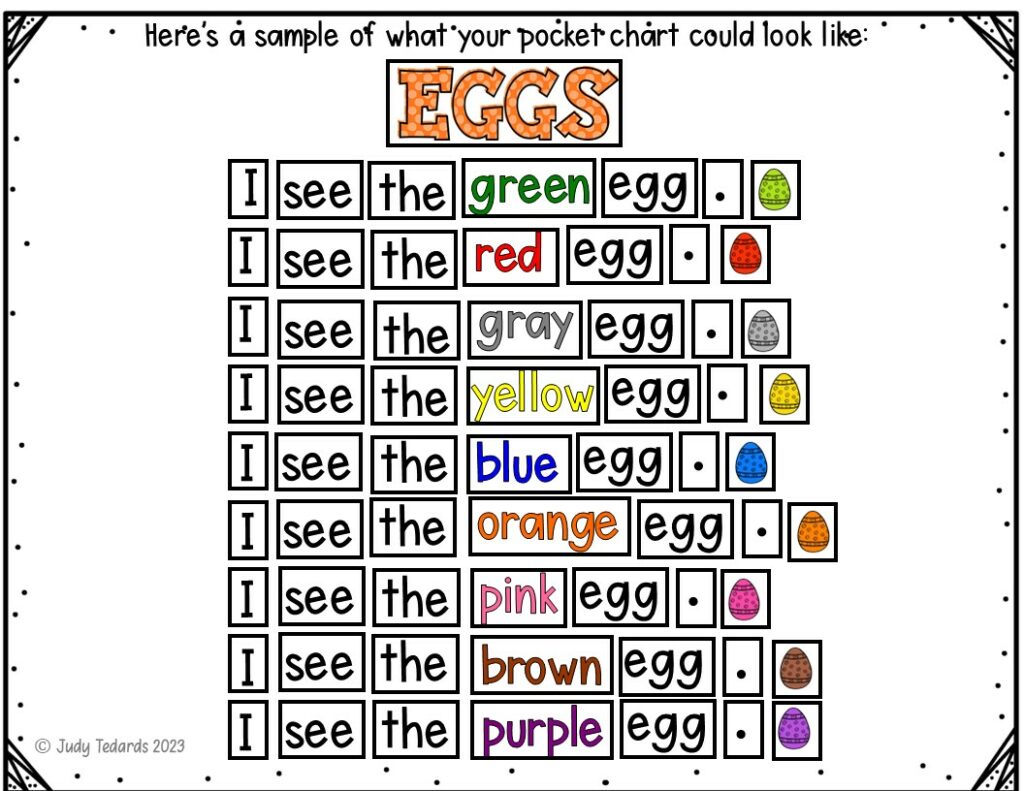 Build Your Own Pocket Chart Sentences {Spring Theme} | Made By Teachers