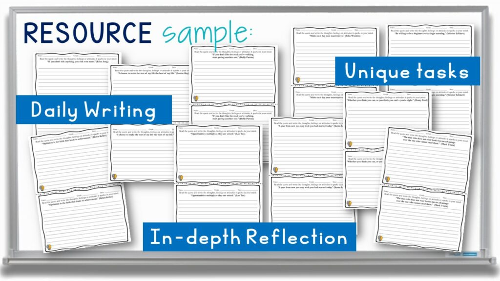 Quick Write Prompts - Motivational Writing Morning Work - Print and ...