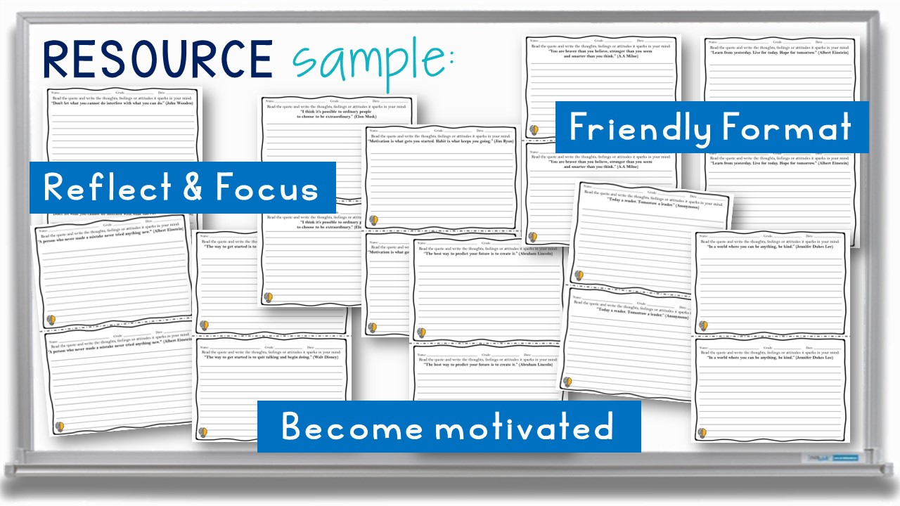 Quick Write Prompts - Motivational Writing Morning Work - Print and ...