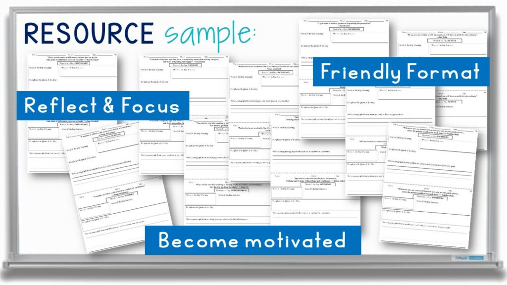 Quote of the Day - Motivational Quotes - Print and Digital ELA Bell ...