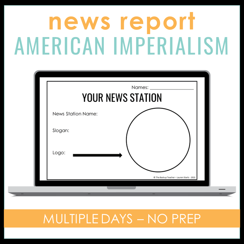 Imperialism of America News Report Project | Made By Teachers