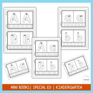 Alphabet tracing mini books Uppercase and lowercase pdf | Made By Teachers