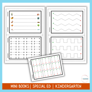 Fine motor activity line tracing mini books pdf | Made By Teachers