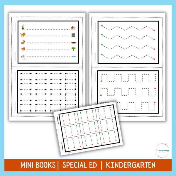 Fine motor activity line tracing mini books pdf | Made By Teachers