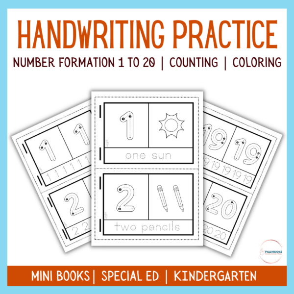 Number tracing mini books pdf | Made By Teachers