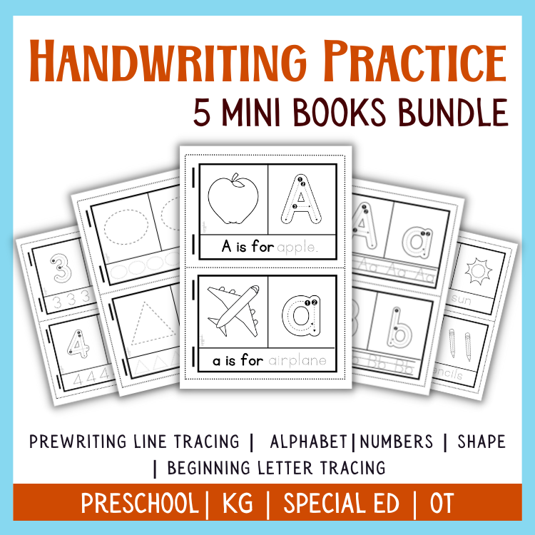 Fine motor activity line tracing mini books pdf | Made By Teachers