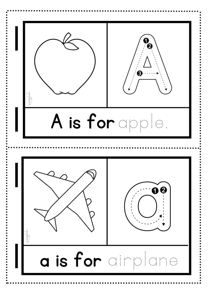 Handwriting practice Tracing, coloring mini books Bundle Special ...