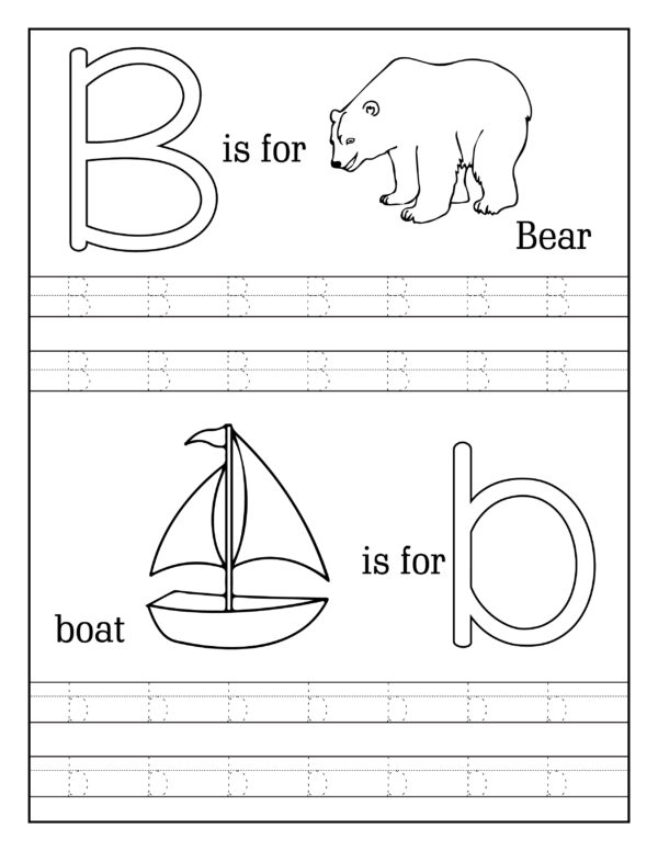 Alphabet Tracing & Coloring Book | Made By Teachers