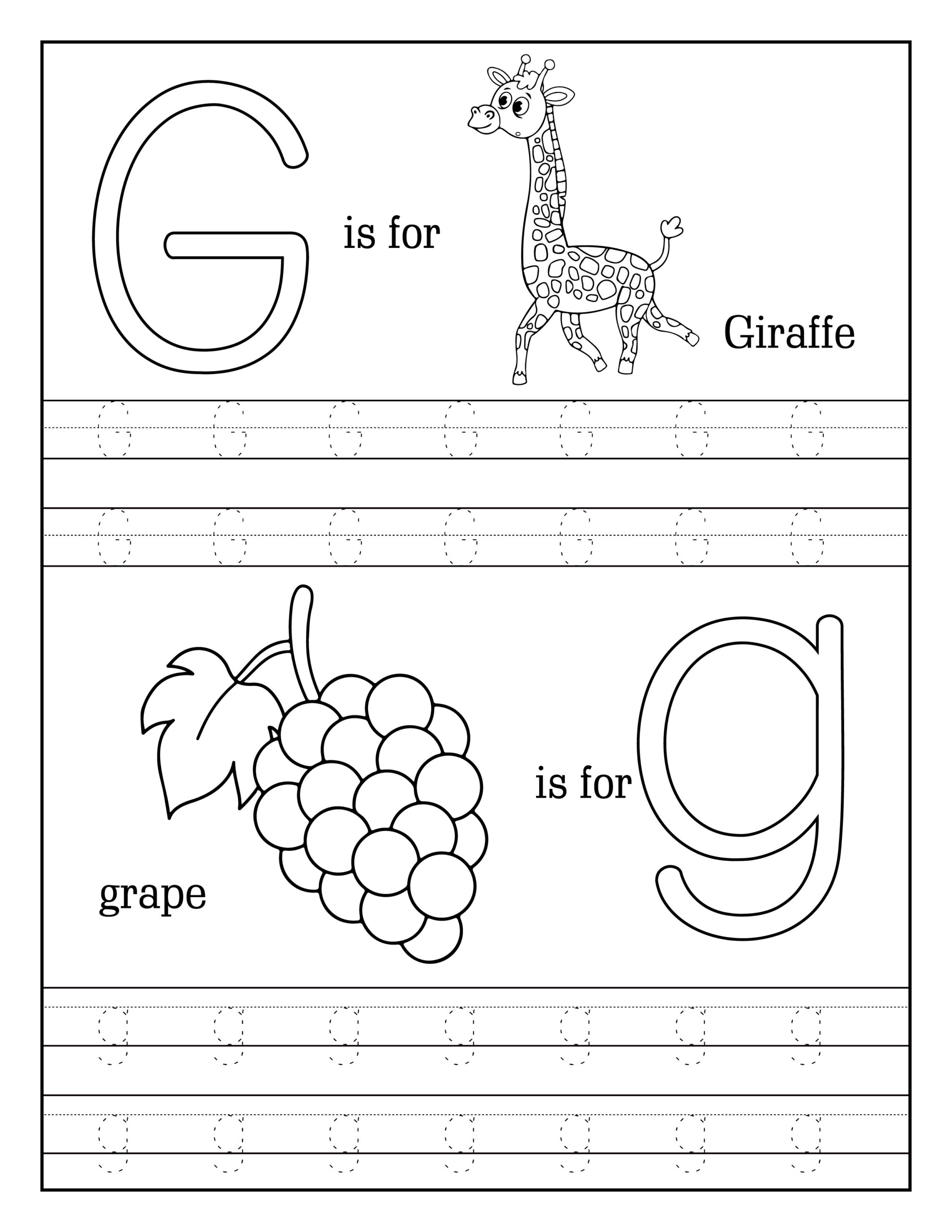 Alphabet Tracing & Coloring Book | Made By Teachers