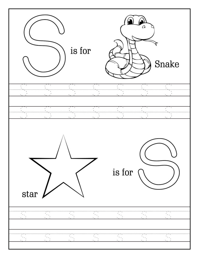 Alphabet Tracing & Coloring Book | Made By Teachers